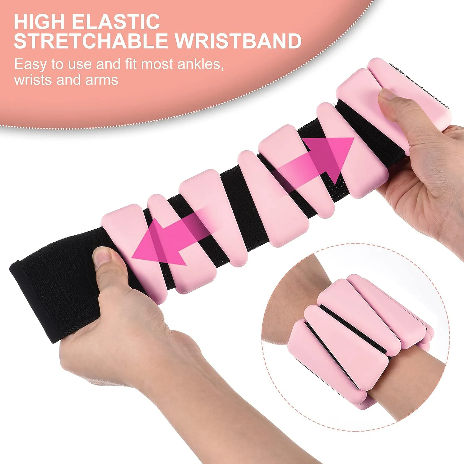 HAOCHU Silicone Fitness - Adjustable Wrist Weights & Dumbbell Set