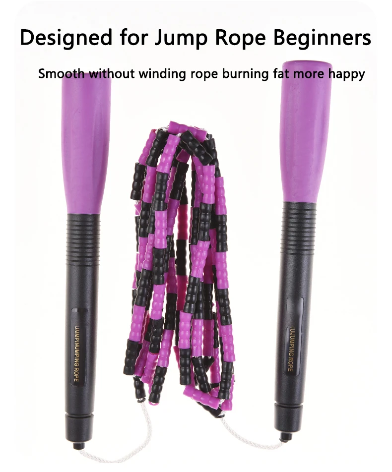 Professional Fitness Aerobics Bamboo Plastic Handle Rope Skipping - Buy ...