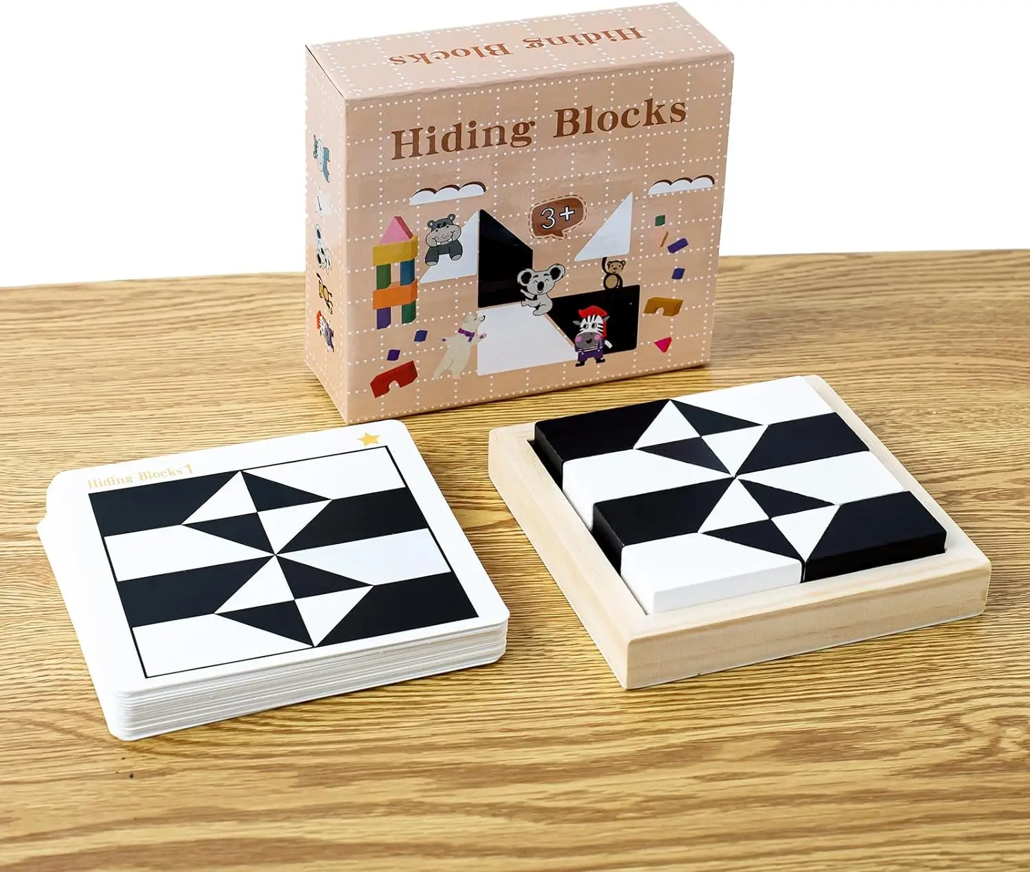 Hidden Wooden Block Puzzle 3D Block Puzzle Game for Ages 3-12
