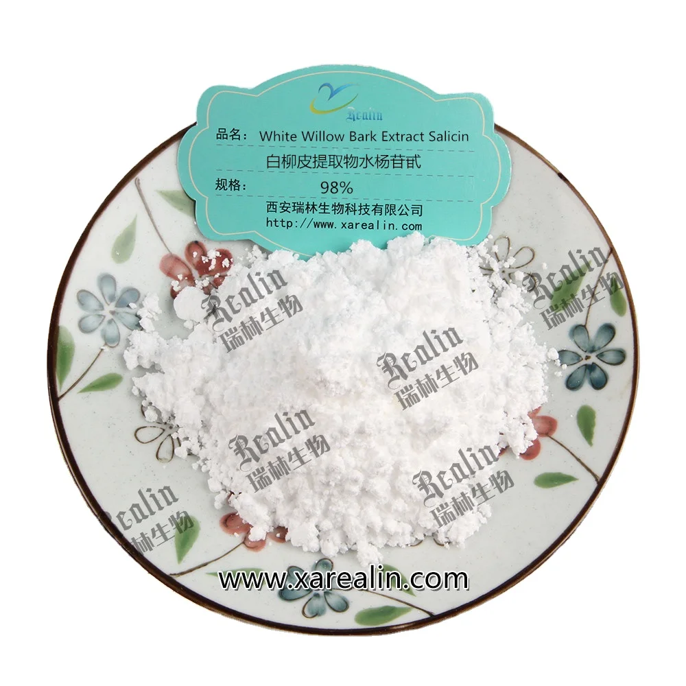 Reain Salicin White Willow Bark Extract Powder Cas 138-52-3 98% Salicin ...