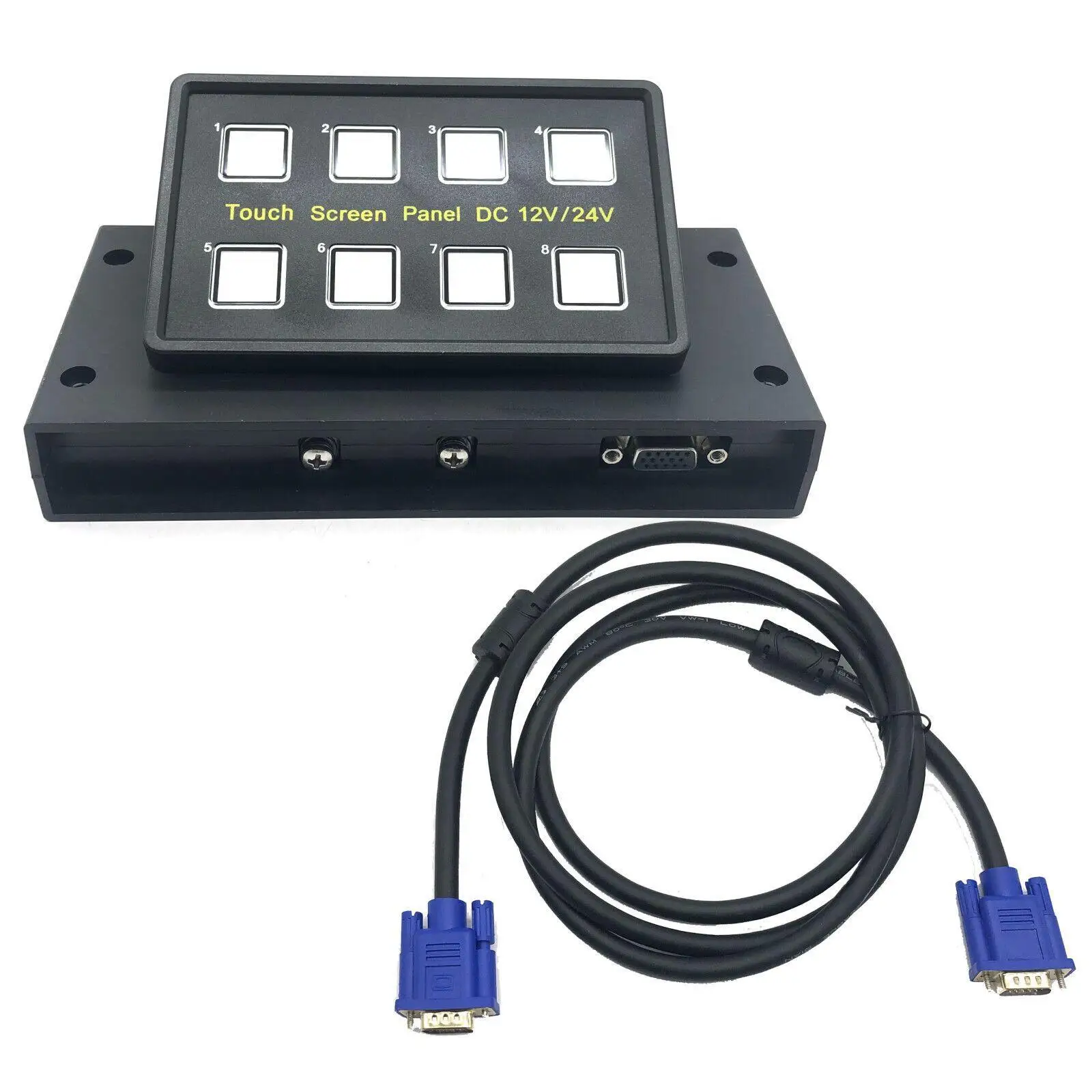 8 Channel Touch Switch Panel & Relays 12V - Universal