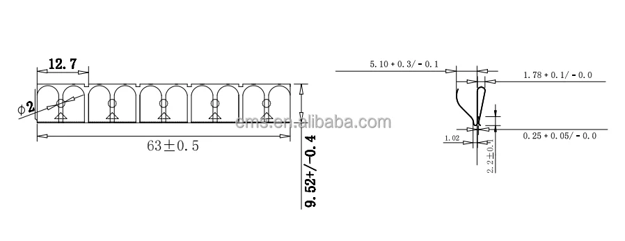 Laird Technologies Beryllium Copper Fingerstock Emi Copper Spring Clips ...