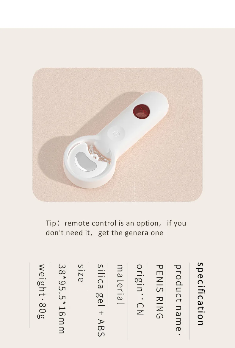 Lufilufi Private Model Male Vibration Lock Ring Wireless Remote Control ...