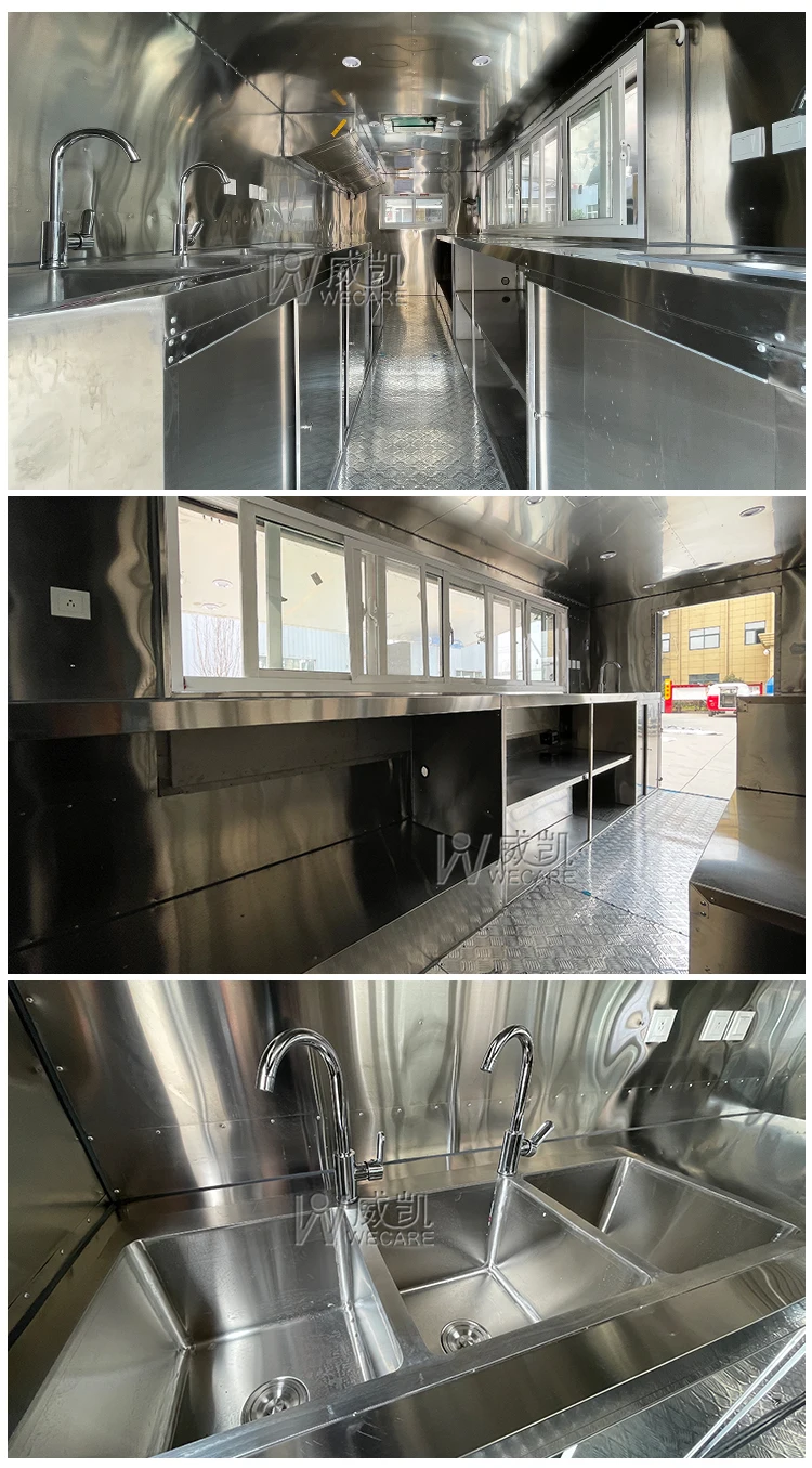 WECARE Street Food Trailer - Fully Equipped Food Truck