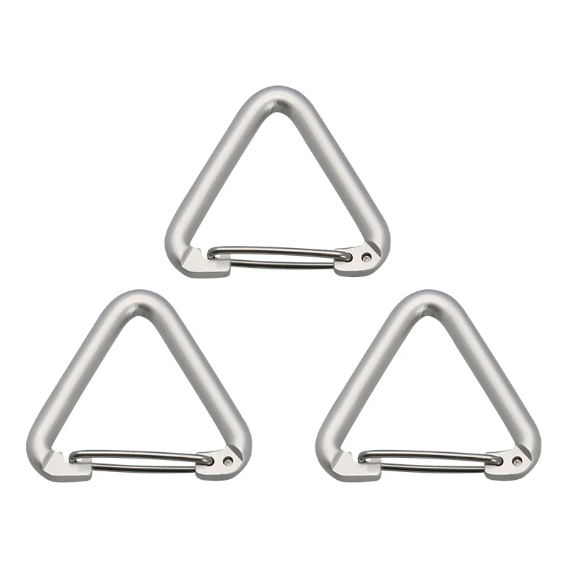 New Design Metal 38*35mm Aluminum Triangle Shaped Carabiner - Buy ...