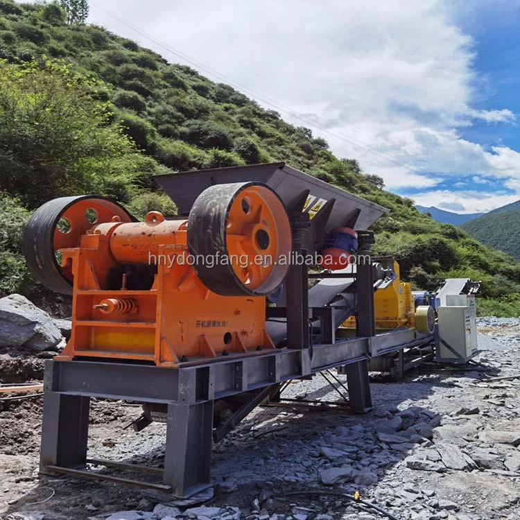 Mobile Limestone Mining Clay Quarry Granite Quartz Mobile Crusher Stone Crusher Production Line ...