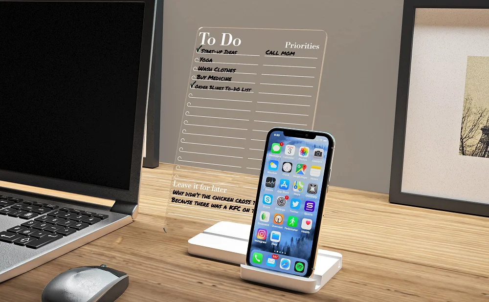 Acrylic Dry Erase Board - Perfect for to Do List Management