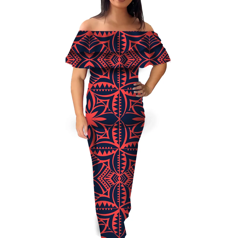 Shop Our Black Samoan Puletasi Dresses for Plus Size Women