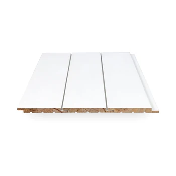 1x6x8 Shiplap Board Radiata Pine Cedar Primed White Wall Panel Nickel ...