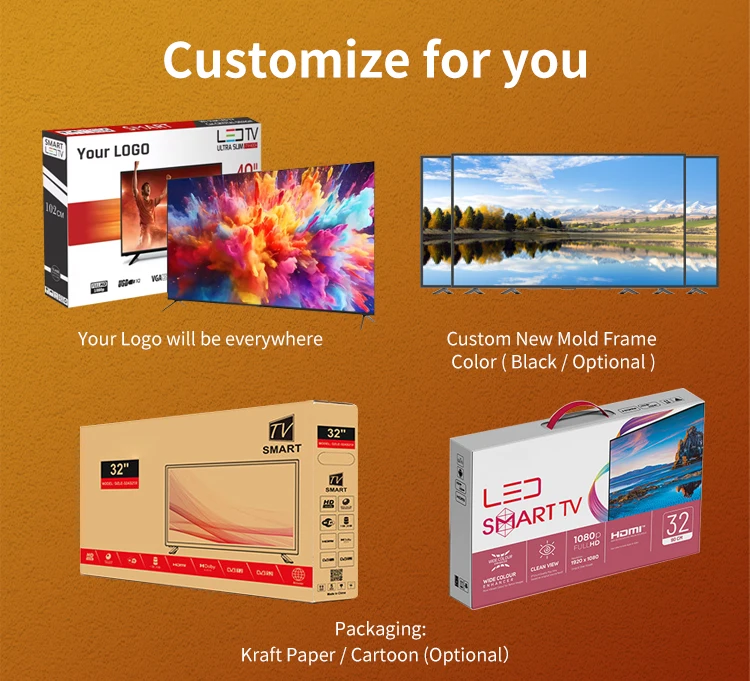 100 Inch LED TV - 4K UHD Smart Television with Tempered Glass