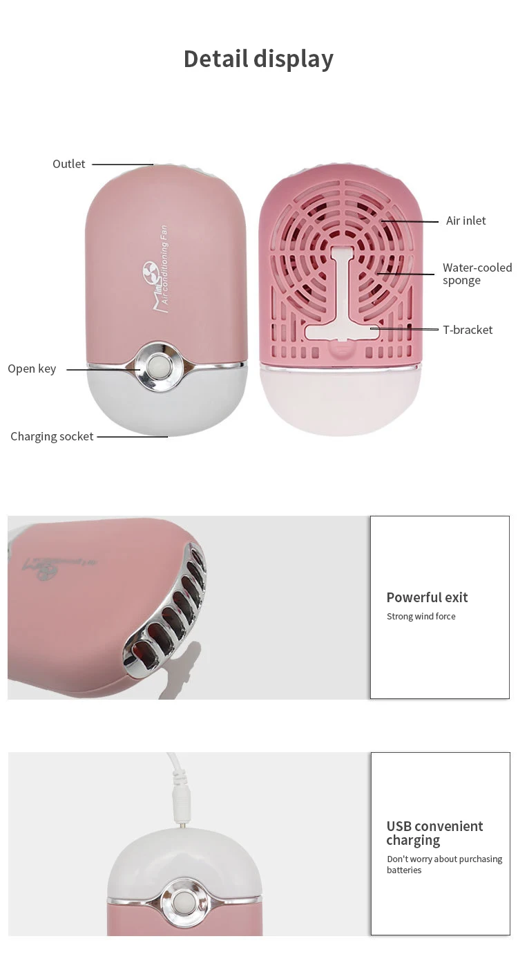 Portable Mini Air Conditioning Blower Handheld Eyelash Fan Dryer Usb ...