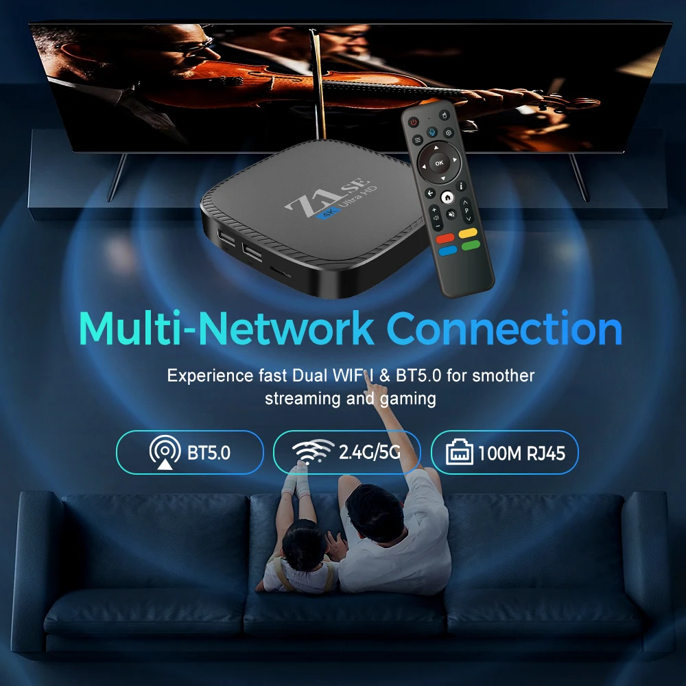 Dual wifi ATV OTT PRO smart player Allwinner H313 Android 11 factory android tv box