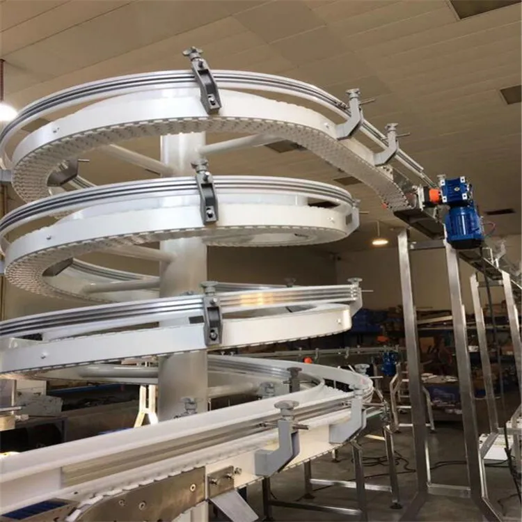 Spiral Conveyor Buffer Cooling Tower Flexible Spiral Conveyor Chain ...