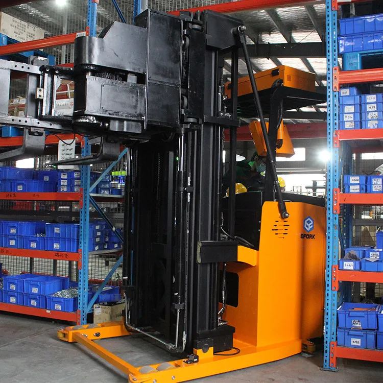 EFORK Brand Logistics Mobile Robot Full Electric 3-Way VNA Stacker AGV ...