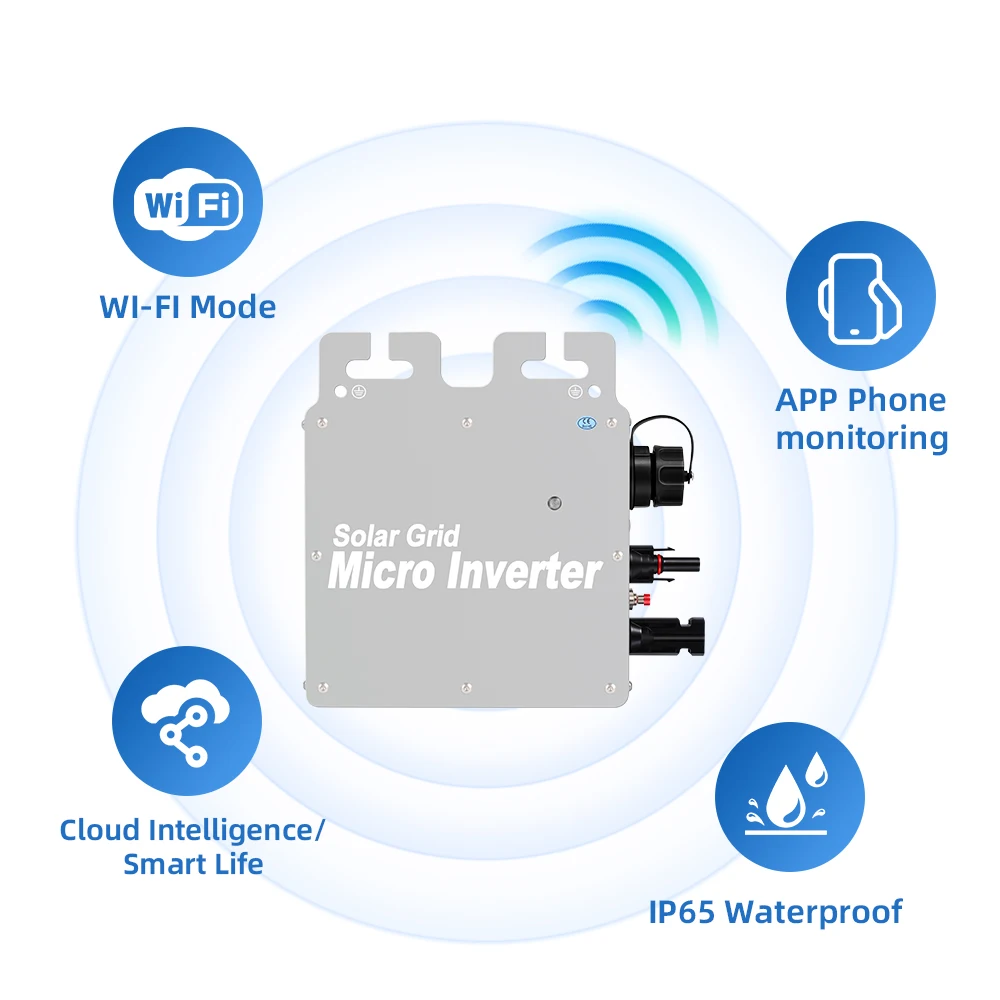 Free Sample Wireless Micro Inverter 300w Distributed Pv Systems 110v ...