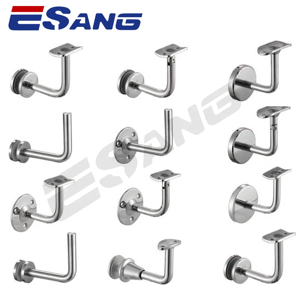 Esang Stainless Steel Wall Mounted Railing Handrail Holder Fitting ...