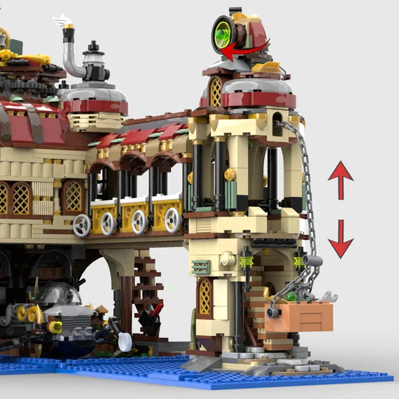 Buildmoc Steam Powered Submersible Architecture Building Blocks Set ...