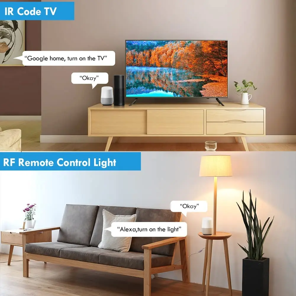 Ir Remote Control Universal Infrared With Google Alexa Voice Control ...