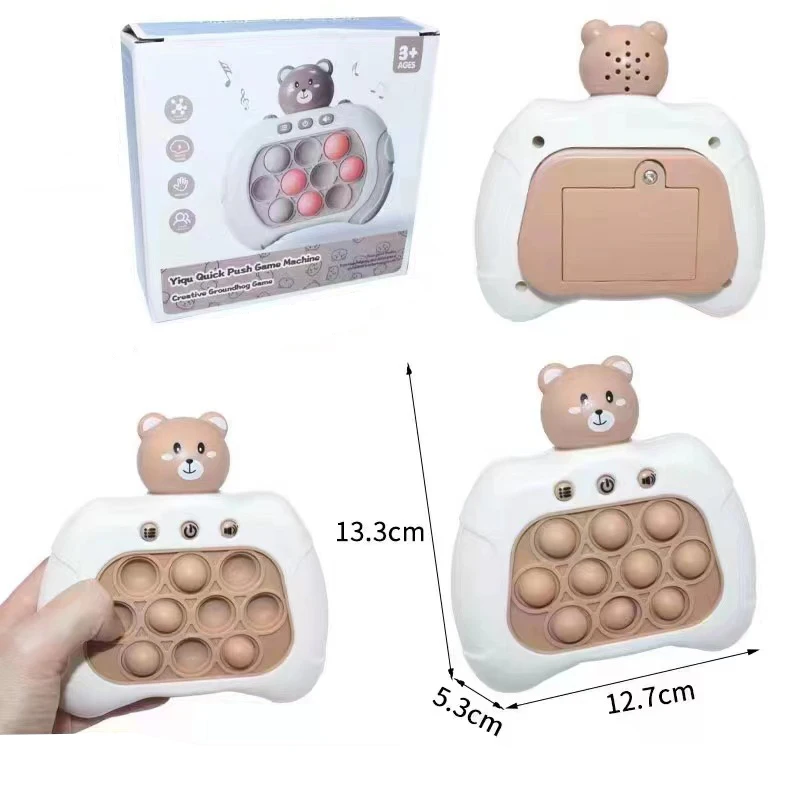2023 New Quick Pop Push It Electronic Game Fast Push Game Console Popit ...