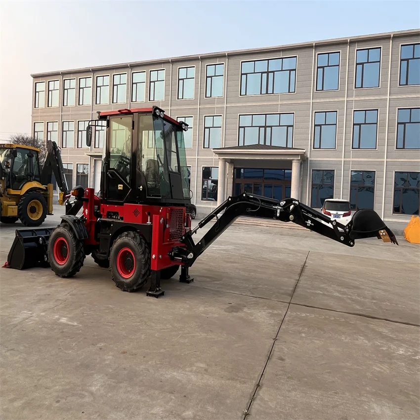 2024 New Design Backhoe Excavator Loader 4x4 Tractor Backhoe Loader For ...