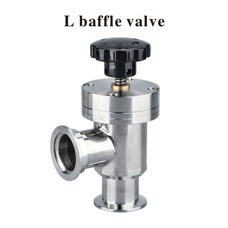 Gd Manual Vacuum Angel L-type Valve With Kf25 Flanges Stainless Steel ...