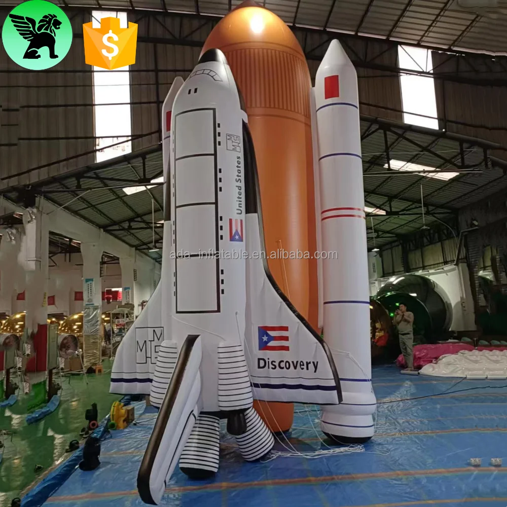 22.96ft Giant Helium Spaceship Inflatable Decoration Customized Event ...