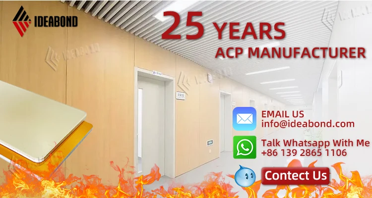 Exterior Wall Decoration Fireproof and Waterproof ACP