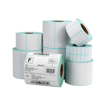 Custom White Barcode 58mm Scale Label Roll 58x60 58x40 Direct Thermal ...
