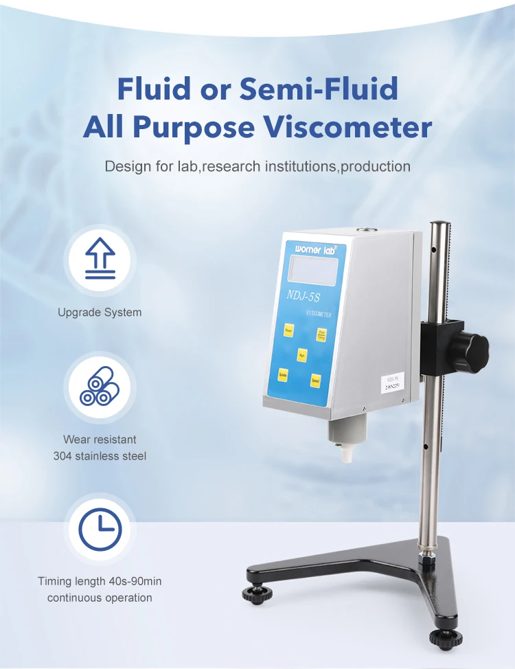 Laboratory Digital Smart Touch Viscometer Rotational Viscometer ...