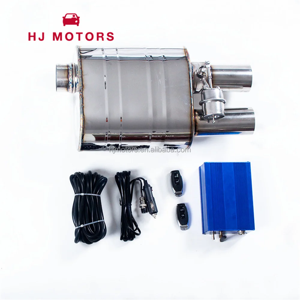 Universal Stainless Steel Electric & Vacuum Valve Exhaust Muffler With ...