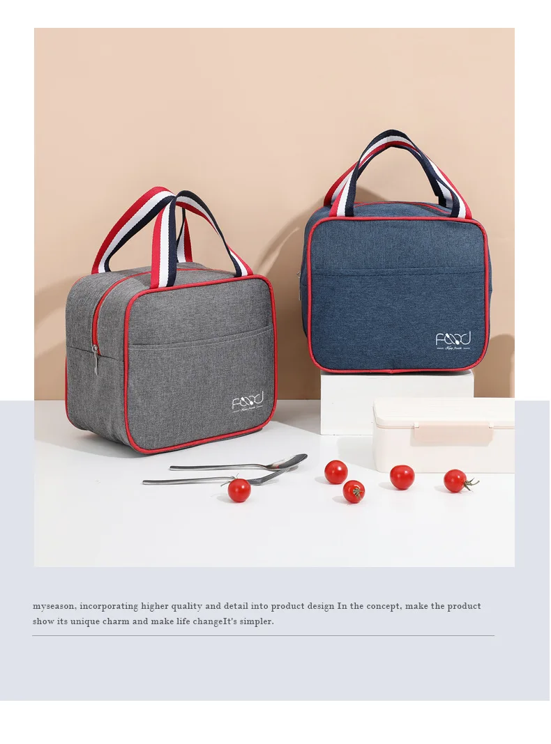 Portable Thermal Insulation square Lunch Bag Pack Taiwan Hot Portable ...