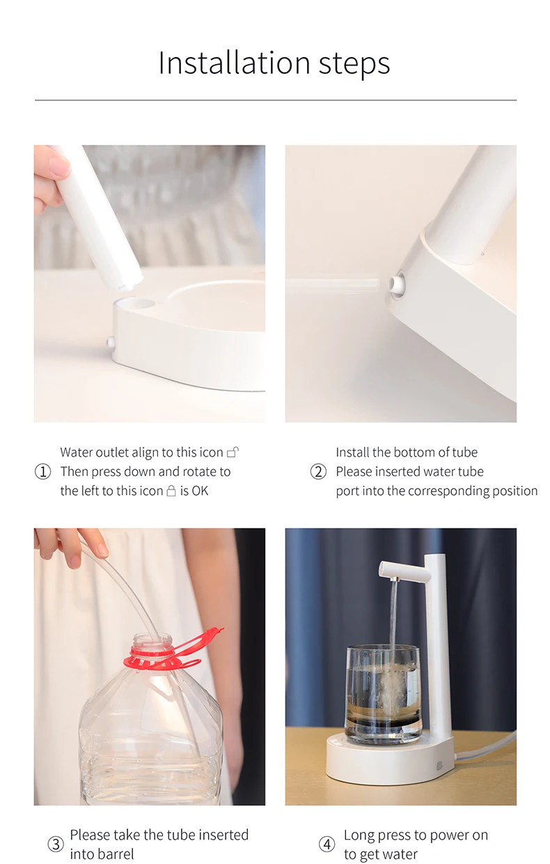 Usb Charging Portable Electric Water Dispenser Pump Original Factory ...