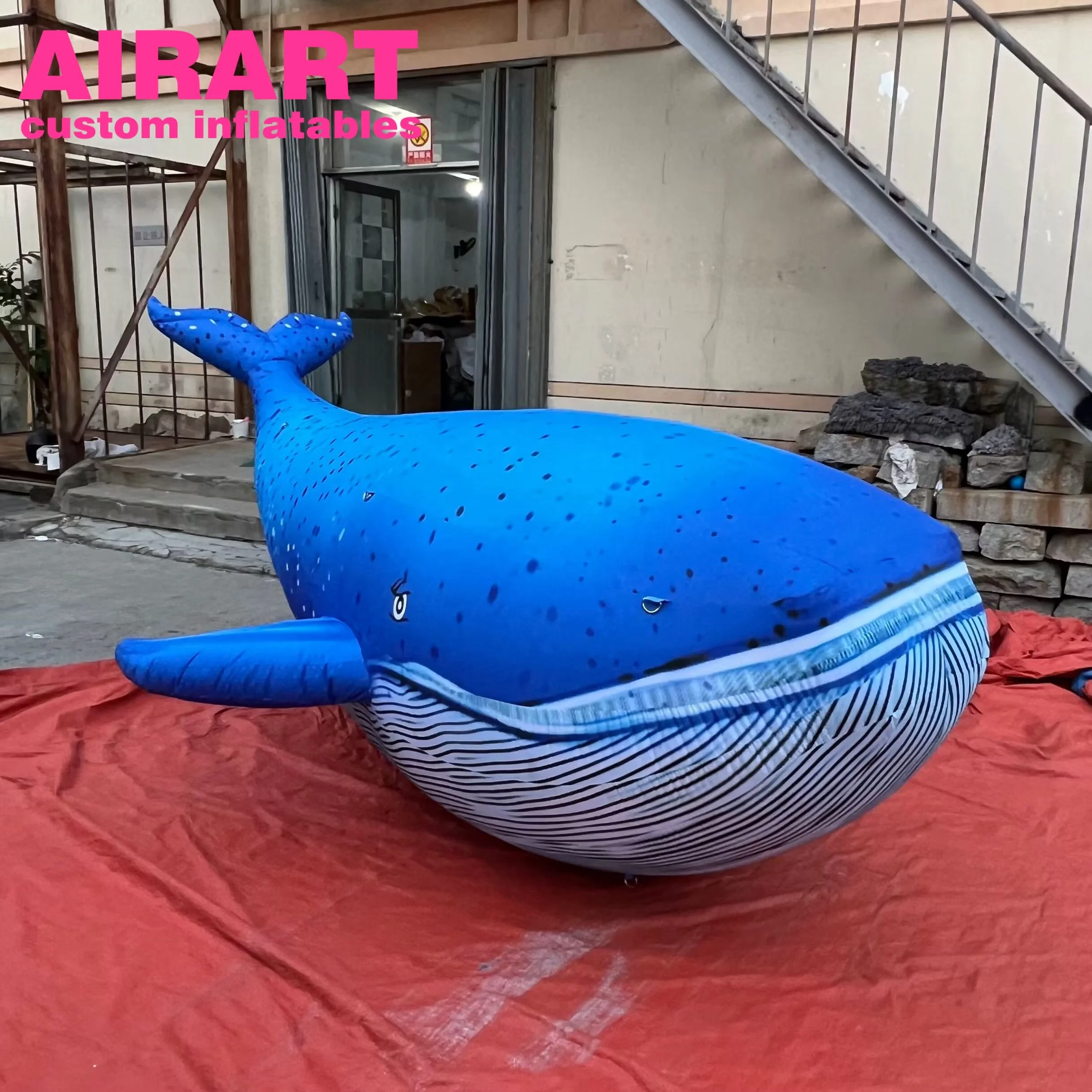 3M Inflatable Whale Balloon - Custom Sizes, Digital Printing ...