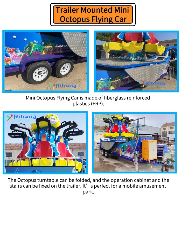 Newest Design Trailer Flying Car Carnival Games Kids Popular Amusement ...