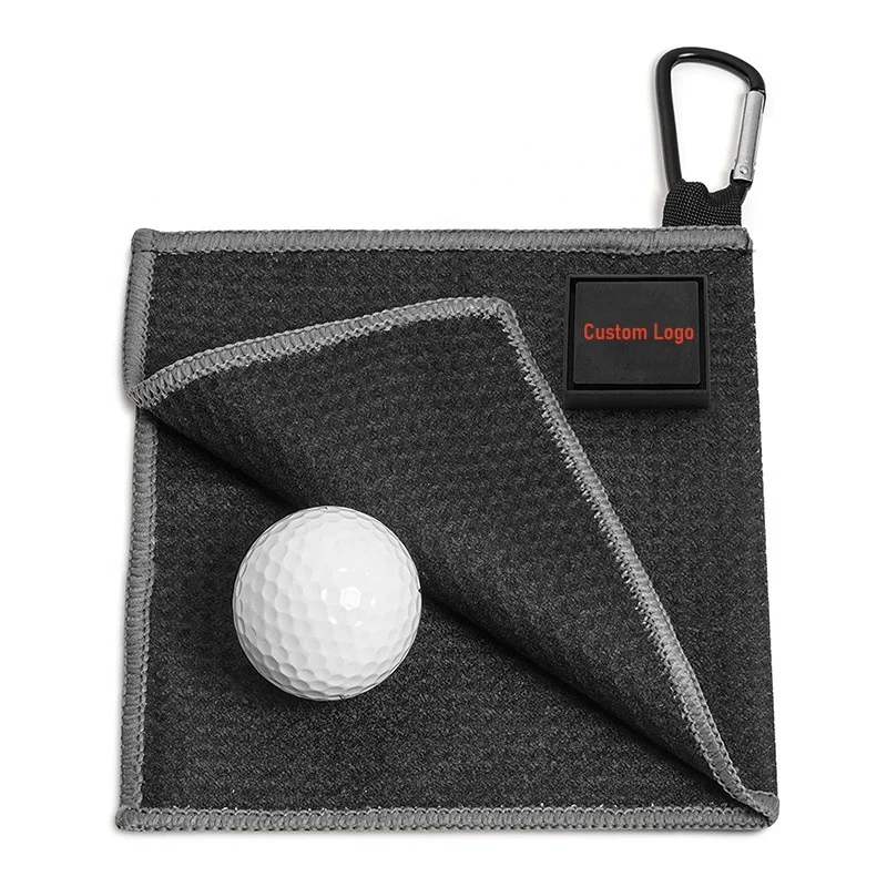 Small Magnetic Golf Ball Cleaner Towel Stick It To Your Club Or Putter ...