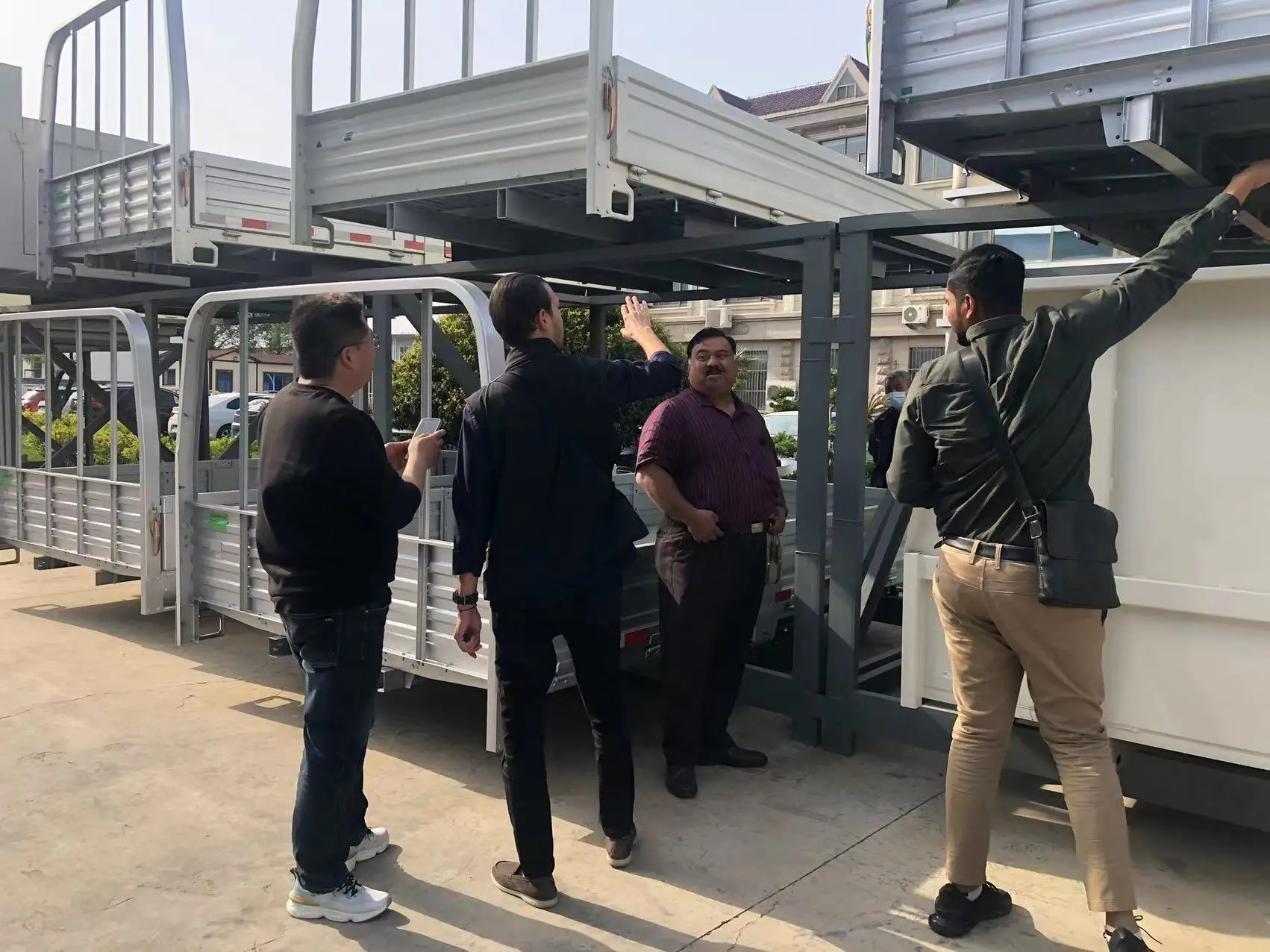 Truck Box Panel Mitsubishi Fuso Canter Drop Side Van Body Truck Box ...