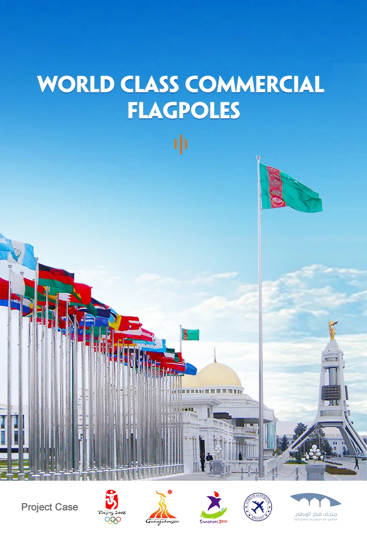 6-200m Giant Remote Controlled Flag Pole For Sale - Buy Outdoor ...