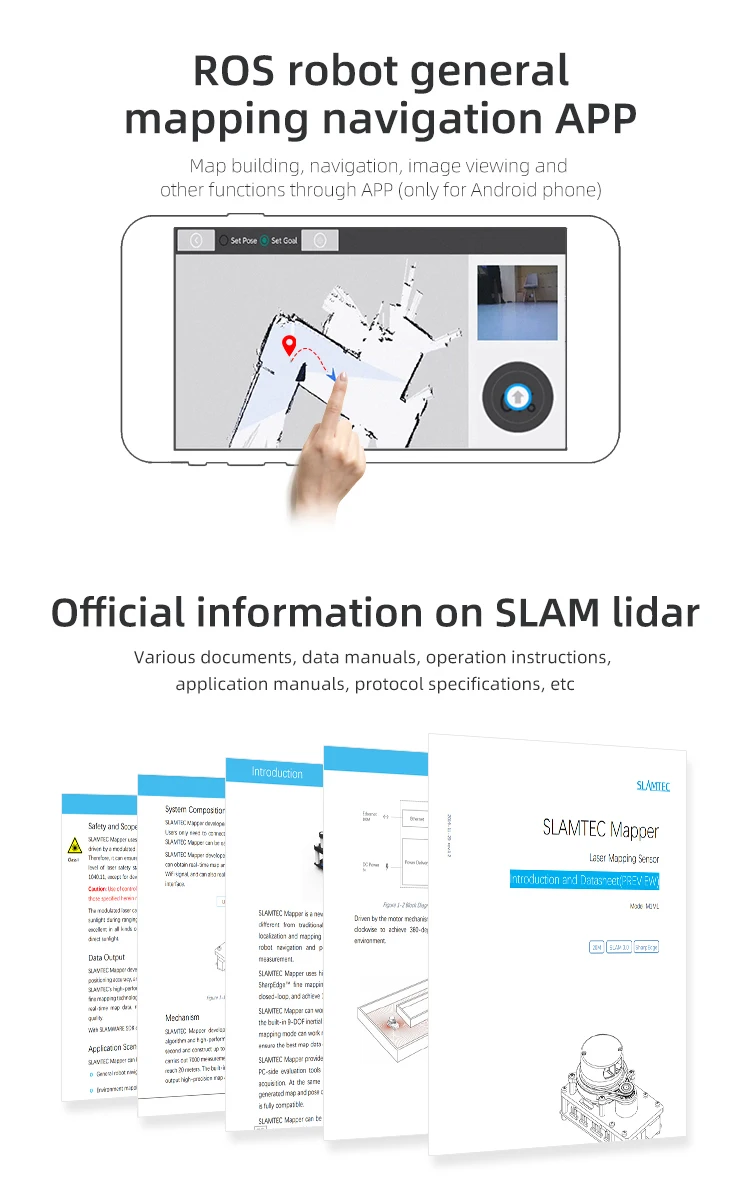 Jetson Nano SLAM Navigation Lidar A1M8 Sensor Kit for ROS