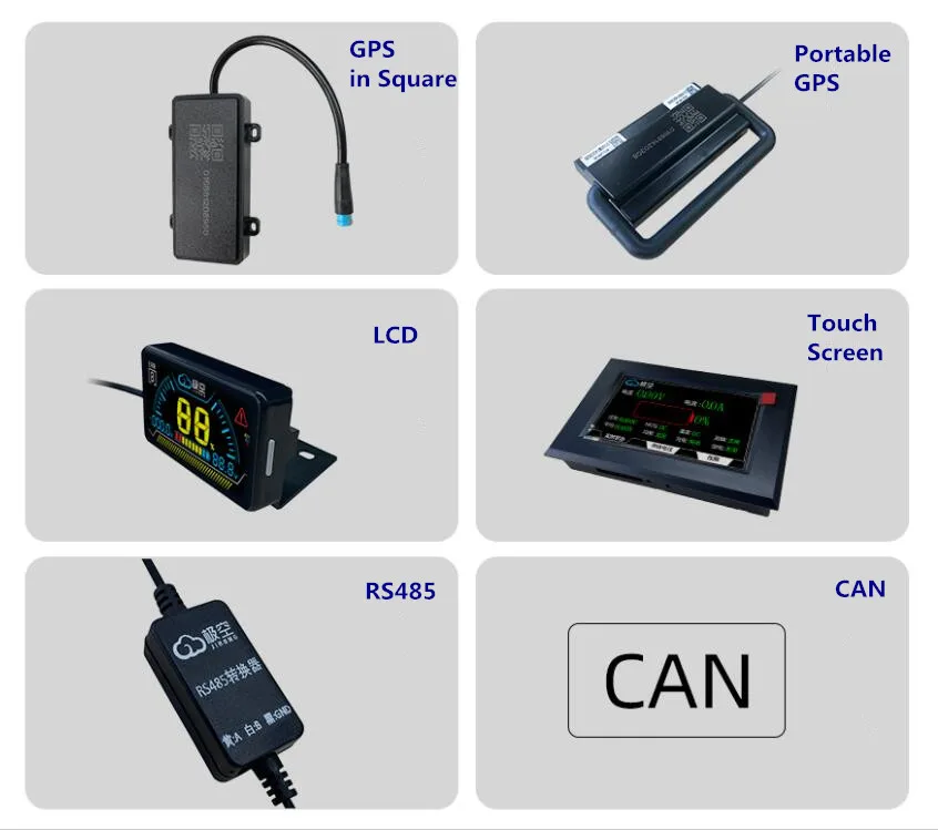 JK BMS Accessories - RS485 CAN BUS LCD Display & GPS