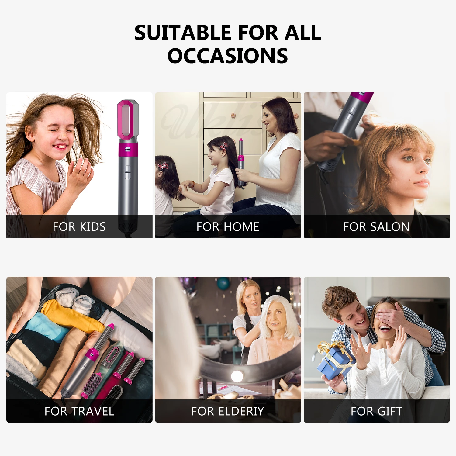 Iso9001 Factory Air Styler 5 In 1 Auto Hair Air Curling Hair Styler ...