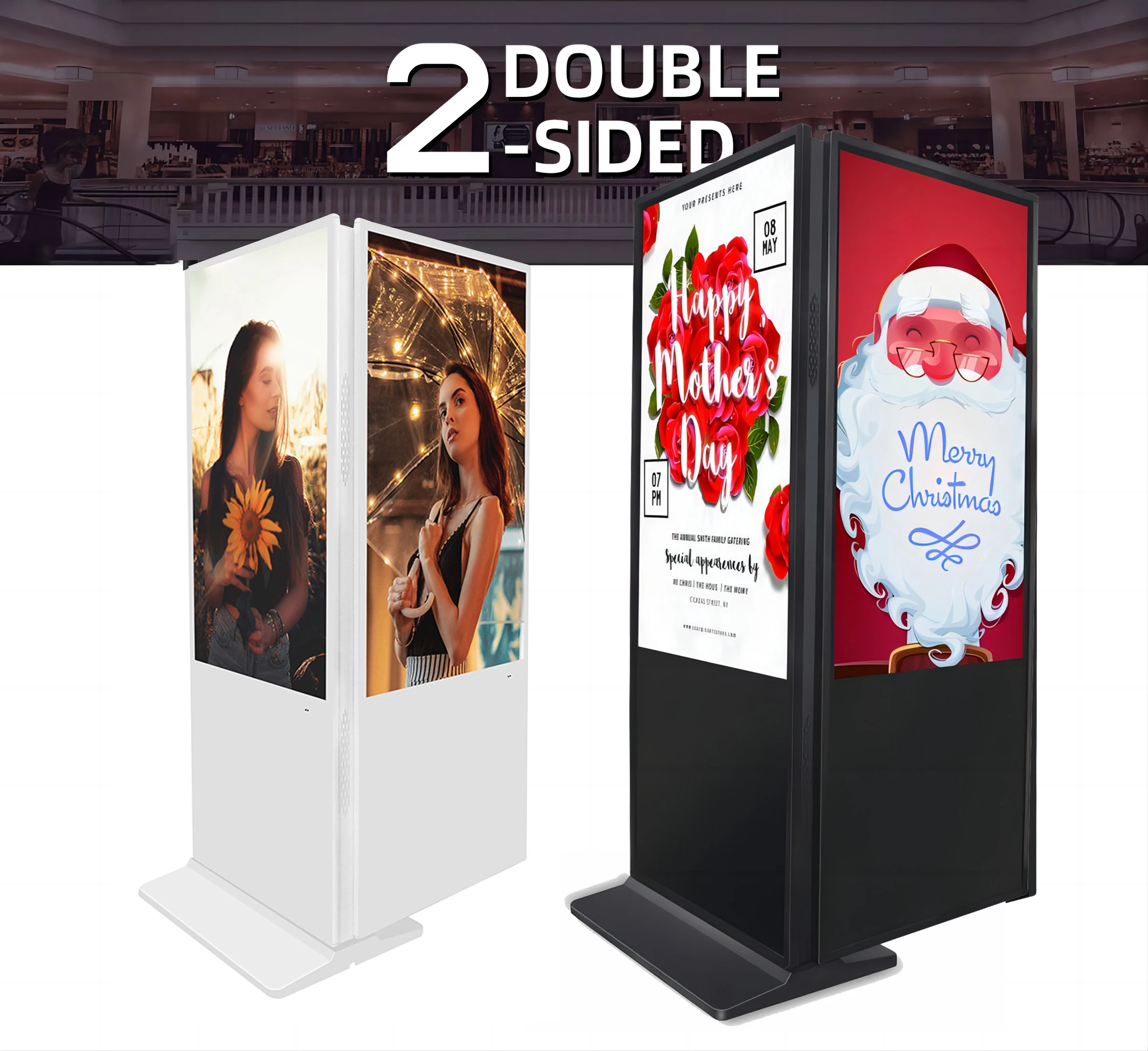 55 Inch Dual Side Screen Advertising Player Manufacturers, Suppliers ...