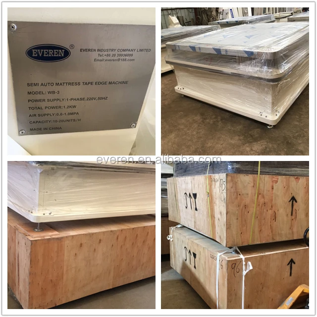 Everen Semi Automatic Rotarytape Edge Sewing Machine For Spring ...