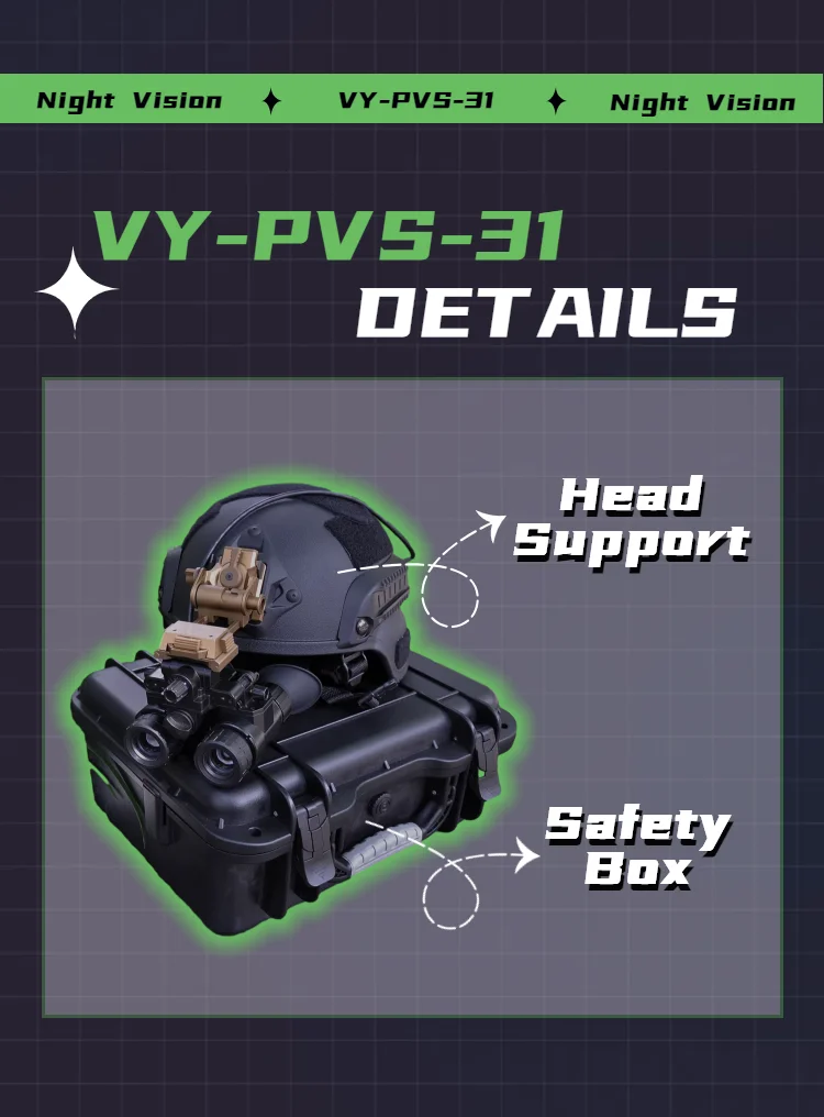 Vy Optics Outdoor Night Vision Goggles Fom 1300-1800 Pvs 31 Housing Nvg Gen 2+&3 Iit Automotive ...