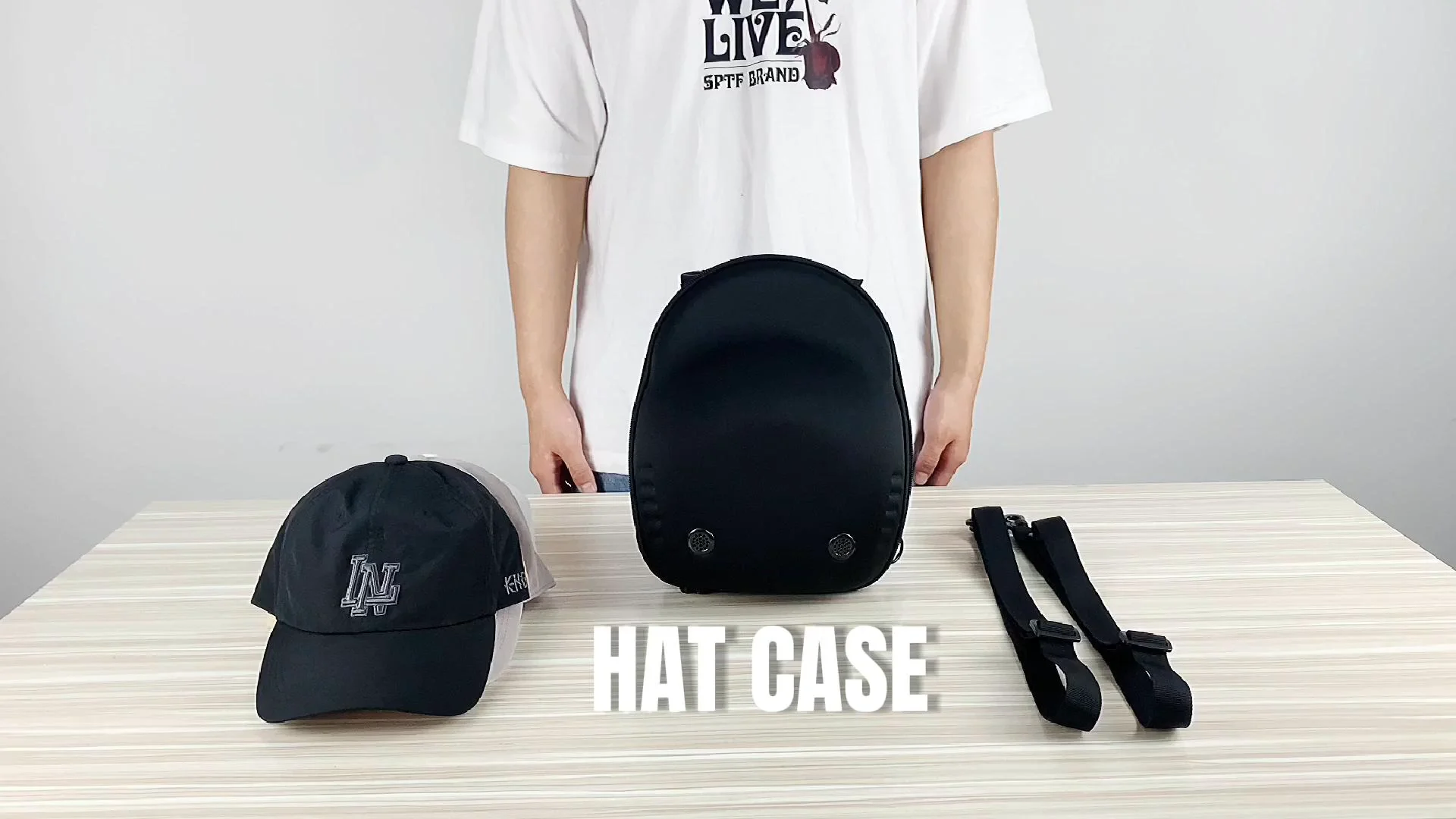 Custom Eva Hard Shell Zipper Baseball Luxury Hat Carrier Case Bags ...