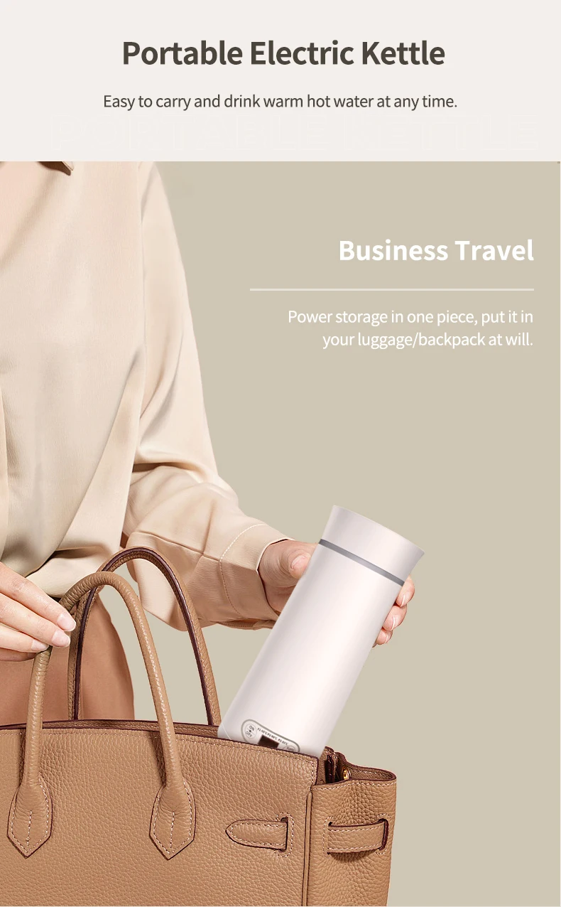 Travel Portable Electric Kettle - Fast Boil & Convenience
