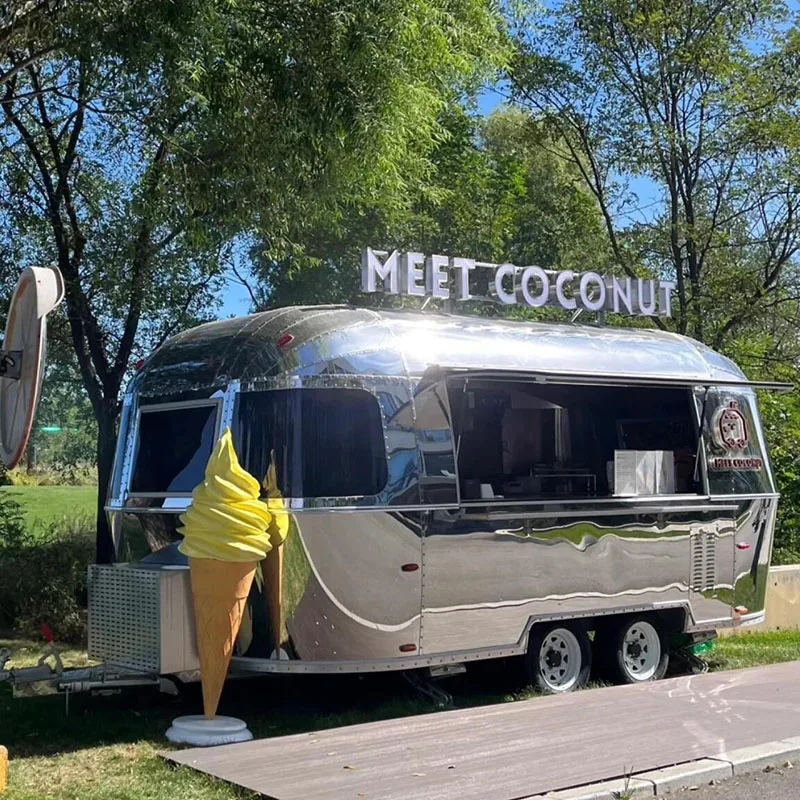 Giant Helmet-Shaped Coffee Kiosk - Mobile Snack Stand for Outdoor ...