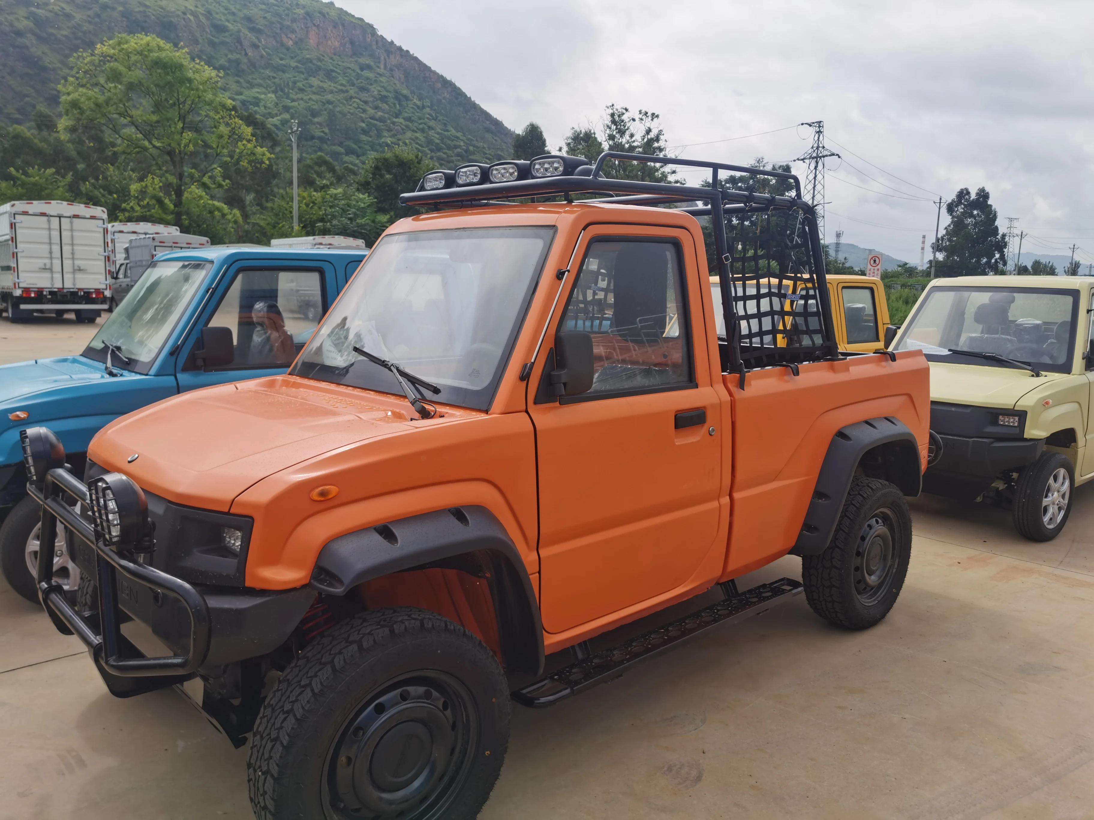 2023 Electric Pick Up Truck 4x4 Kaiyun Pickman Xr Minivan Off Road Eec ...