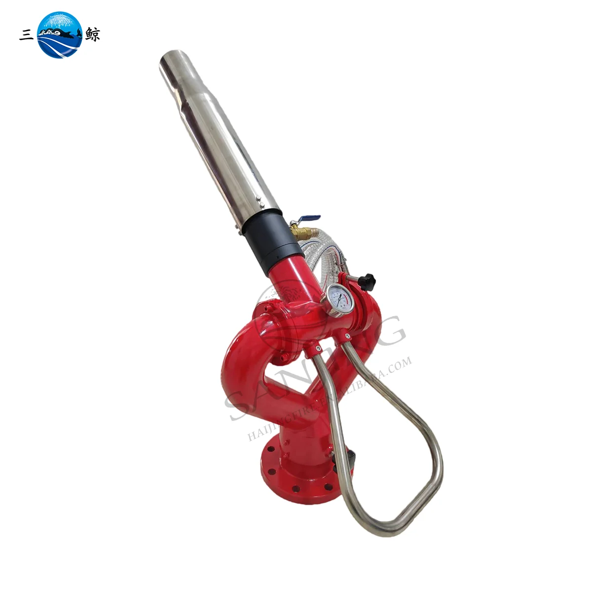 750GPM Fire Foam Monitor with Self-Priming Tube - ANSI 4" Flange
