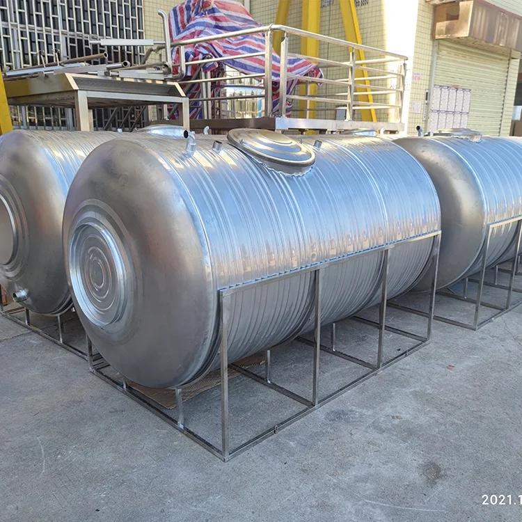 500L 1000L Stainless Steel 316L Horizontal Water Storage Tank| Alibaba.com