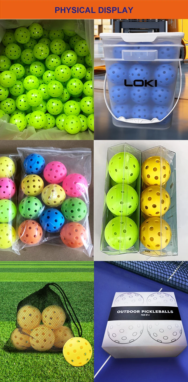 Loki New Arrival Pickle Ball Source Factory Custom Wholesale 74mm ...